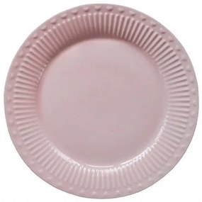 Porcelánový dezertní talíř v pastelově růžové barvě 19 cm (ISABELLE ROSE)