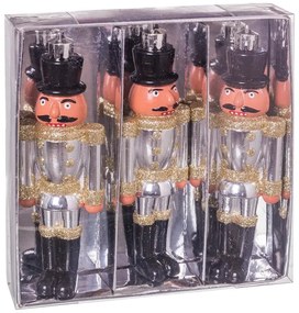 Vánoční ozdoby v sadě 3 ks 13 cm Soldier – Casa Selección