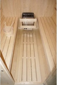 RAKOUSKÝ produkt - Venkovní sudová sauna TROMSÖ XL pro 6 osob 189x 220 x 191,5 cm ( F50220 )