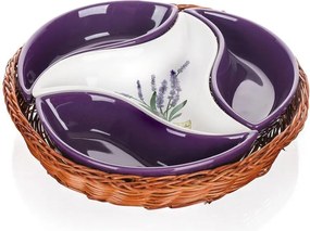 Keramická servírovací miska 4dílná LAVENDER, BANQUET