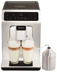 Automatický kávovar Krups Evidence Chrom EA891C10 s nádržkou na mléko