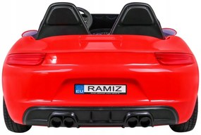 Dětské elektrické autíčko pro dvě děti Perfecta MAXI 172cm Červené