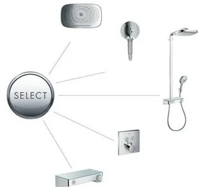 HANSGROHE Shower Select vrchní sada pro 2 spotřebiče HG 15763000