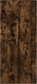 Skříň highboard kouřový dub 80 x 35 x 180 cm kompozitní dřevo 3276655