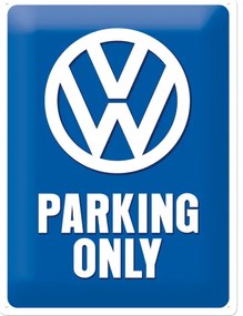 Postershop Plechová cedule - Volkswagen Parking Only 40x30 cm