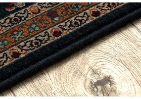Vlněný kusový koberec Superior modro vínový 200x300cm