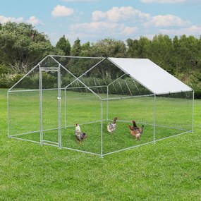 Venkovní klec pro slepice - 3x4x2m