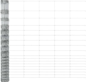 Svařované drátěné ploty s hroty 50 x 1,5 m Pozinkovaná ocel 3351465