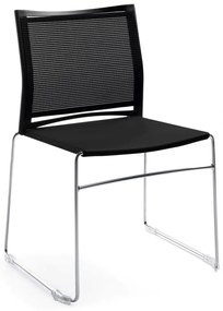 ProfiM - Židle ARIZ 555V se síťovaným opěrákem a ližinovou podnoží