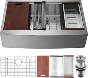 Kuchyňský dřez Farmhouse, dřezy z nerezové oceli – TXHW302209RS1