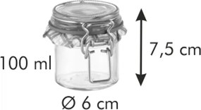 TESCOMA Zavařovací sklenice s klipem DELLA CASA 100 ml