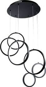 Toolight Rea, ZÁVĚSNÁ STROPNÍ LAMPA APP1921-CP BLACK, OSW-66064