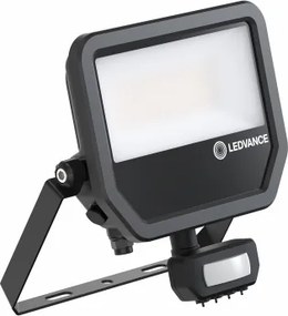 LED reflektor s pohybovým čidlem LEDVANCE FLOODLIGHT černý 41W 5500lm 3000K teplá bílá IP65