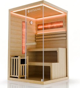Artsauna Finská sauna Vantaa, přírodní Velikost: 120 cm, Počet osob: 2