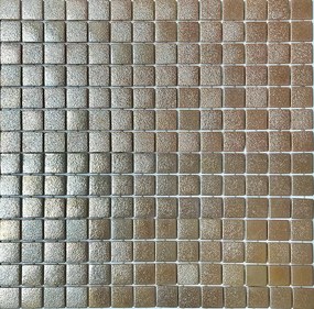 Hisbalit Skleněná mozaika zlatá Mozaika 712 2,5x2,5 (33,3x33,3) cm - 25712BH