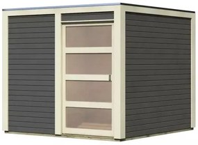 Dřevěný zahradní domek QUBIC 1 Lanitplast