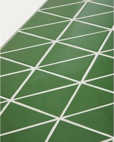 Zahradní konferenční stolek s keramickou deskou 61x122 cm Maurina – Kave Home