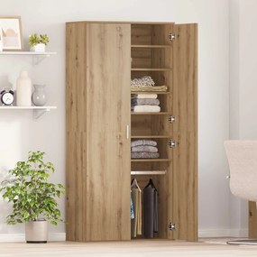 Vysoký bufet 80 x 39 x 178 cm Kompozitní dřevo Dub artisan 3365571