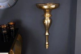 Nástěnná konzola Baroque Scala 60cm zlatá/ 42266