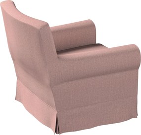 Potah na křeslo IKEA Ektorp Jennylund barva růžová látka pletený vzor