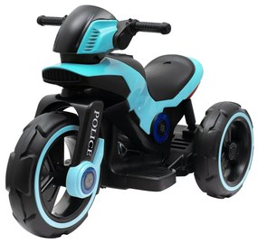 Dětská elektrická motorka Baby Mix POLICE modrá Barva: modrá