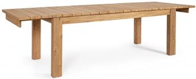 BIZZOTTO Zahradní jídelní stůl ZORRITOS hnědý 220/300x100 cm