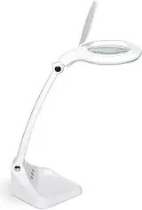 Maul Iris 8261202 bílá / LED lampa s lupou / stmívatelná