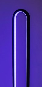 Rabalux Černá stojací LED RGB lampa Barto 19W s DO 74051