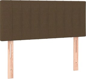 Box spring postel s matrací tmavě hnědá 90x190 cm textil 3140740