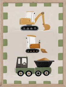 Dětský obrázek 30x40 cm Baby The Builder – Styler