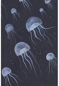 Print aquarelle "Medúzy" - 400 x 600 mm
