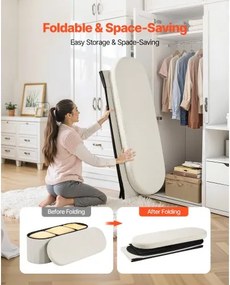 Oválný úložný taburet, Nosnost 299,371 kg VEVOR – 1060 × 355 × 340 mm