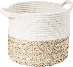 COTTON BRAID Úložný koš z mořské trávy M