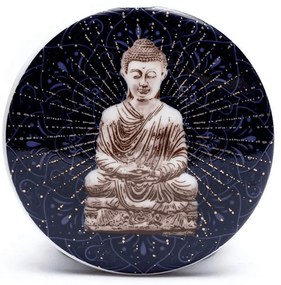 Milujeme Kameny Hrnek s víčkem a sítkem - Buddha - porcelán