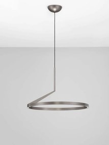 Hliníkové LED stmívatelné závěsné svítidlo ve stříbrné barvě ø 60 cm Tilia – Nova Luce
