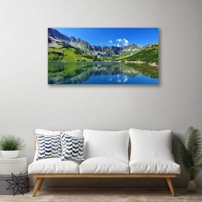 Obraz na plátně Hora Jezero Krajina 120x60 cm