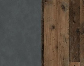STOLARZ LEMPERT Komoda RUMBA V 3F old style/matera 148,8 x 82 x 40,3 cm