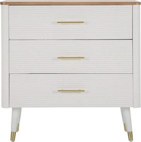 Designová komoda Gerlinde 78 cm bílá