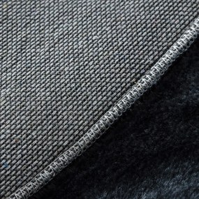 Dywany Łuszczów, Kusový koberec Visco Rabbit Dark grey 5 kruh, 200x200 (průměr) kruh, šedá, dětský pokoj