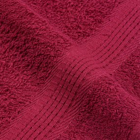 Saunové osušky FROGN 4 ks bordó 80x200 cm 360 g/m² 136744