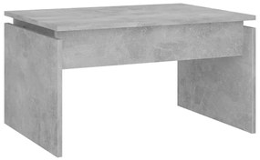 Konferenční stolek betonově šedý 68 x 50 x 38 cm dřevotříska - Default Title