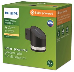 Solární nástěnné světlo Philips LED Fyve