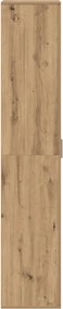 Highboard 60 x 35 x 180 cm Kompozitní dřevo dub artisan 3365568