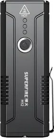 Superfire M12 černá / Svítilna / 8000lm / USB-C / 8000 mAh / IP44