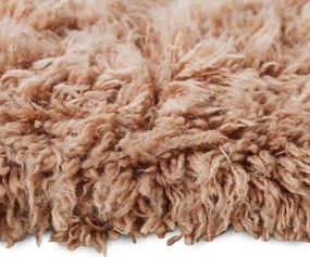 Růžový nadýchaný vlněný koberec Fluffy rug soft pink - 200*300 cm