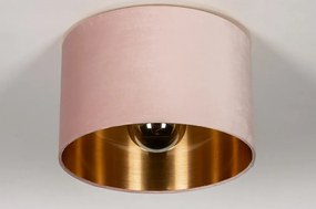 Stropní designové svítidlo Wildmore Pink and Gold 40