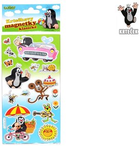 Magnety sada Krtek 2D plast/kov v sáčku 10,5x27cm