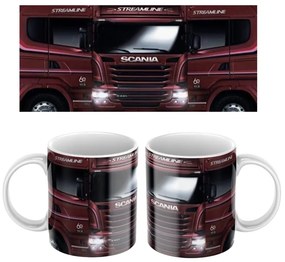 Keramický hrnek s motivem kamionu Scania 2