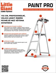 Little Giant |  Paint Pro – hliníkové schůdky pro malíře