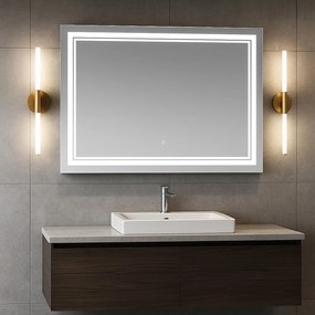 Nástěnné zrcadlo s osvětlením 90x70 cm Zenith – Bonami Essentials